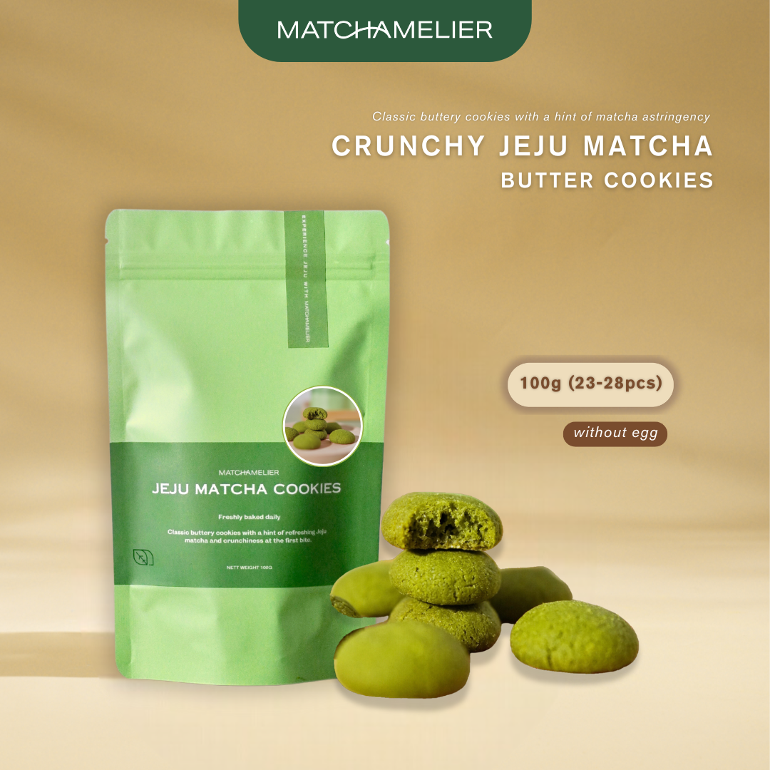 MATCHAMELIER Jeju Matcha Crunchy Butter Cookies 100g