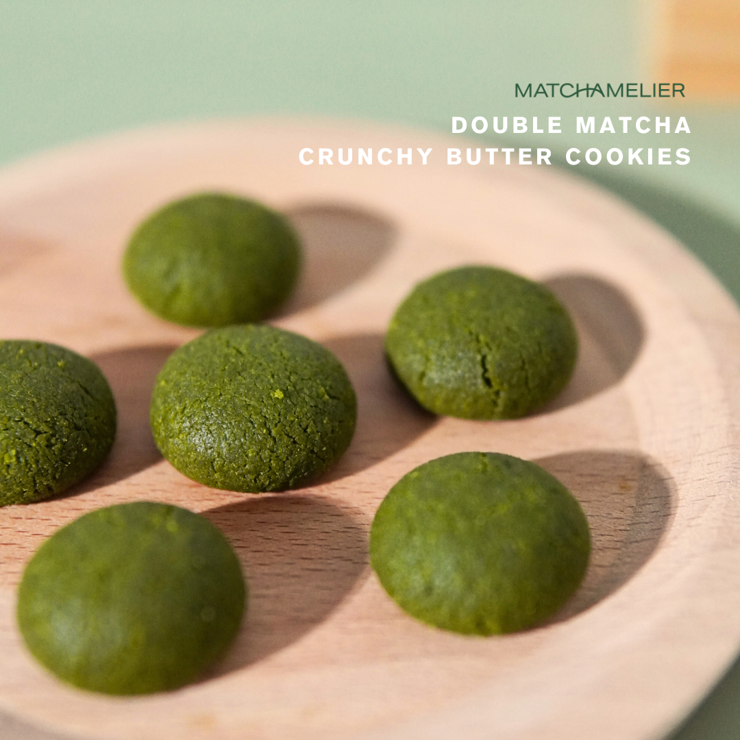 MATCHAMELIER Double Matcha Crunchy Butter Cookies 100g