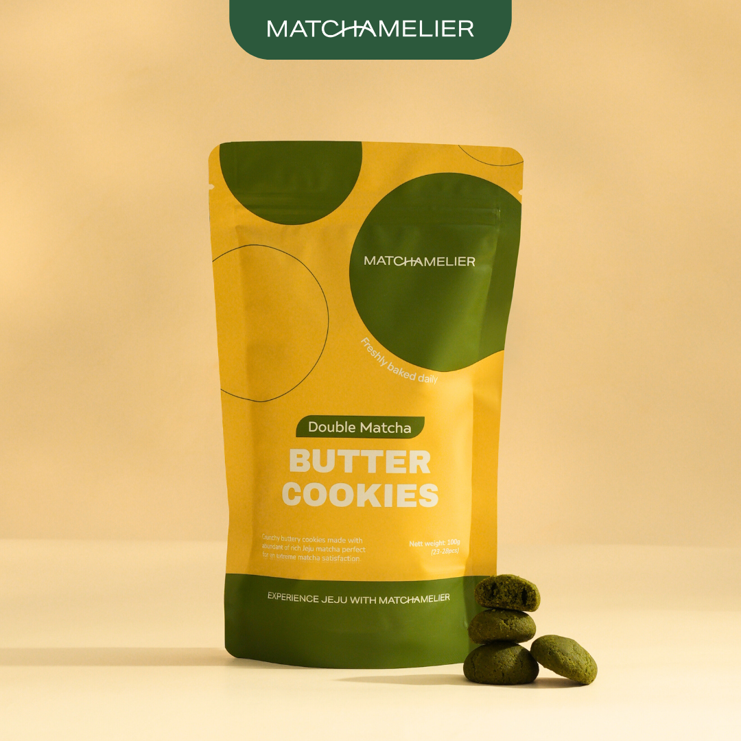 MATCHAMELIER Double Matcha Crunchy Butter Cookies 100g
