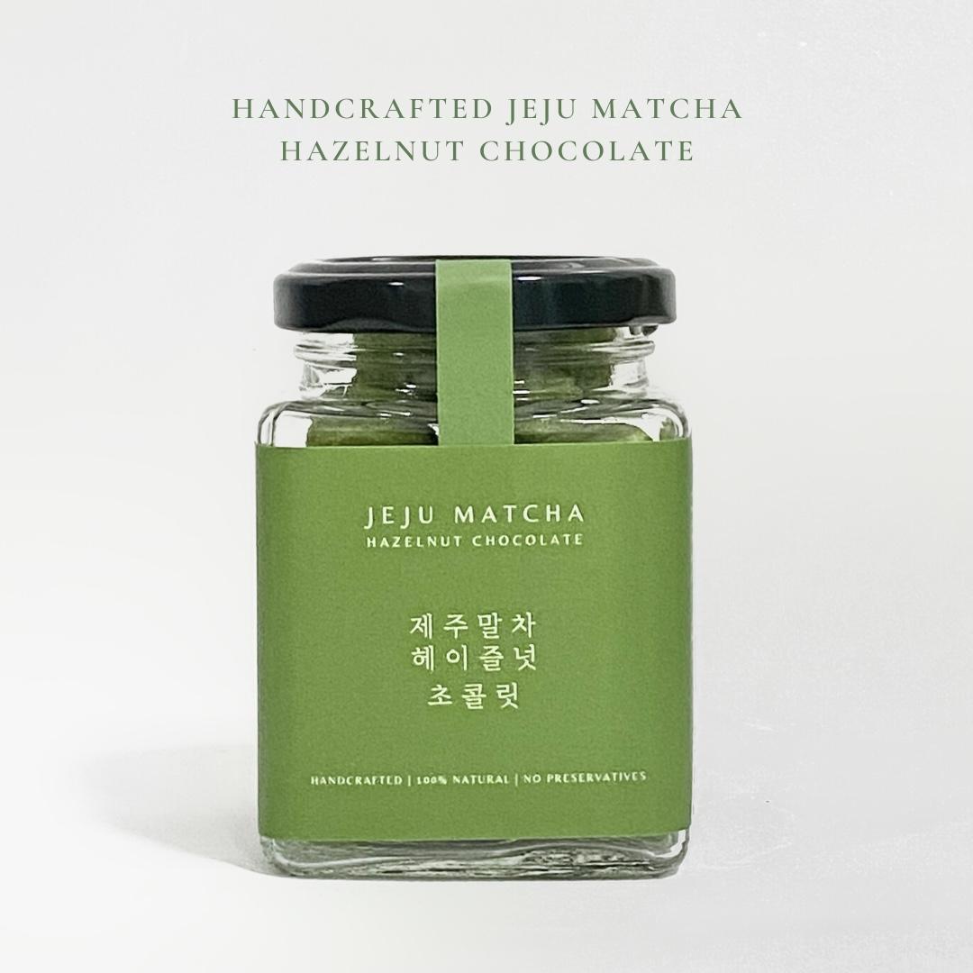 Handcrafted Jeju Matcha Almond Chocolate | MATCHAMELIER